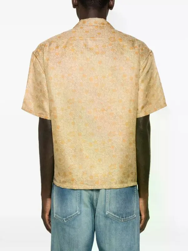 Visvim Crosby Floral-jacquard Shirt
