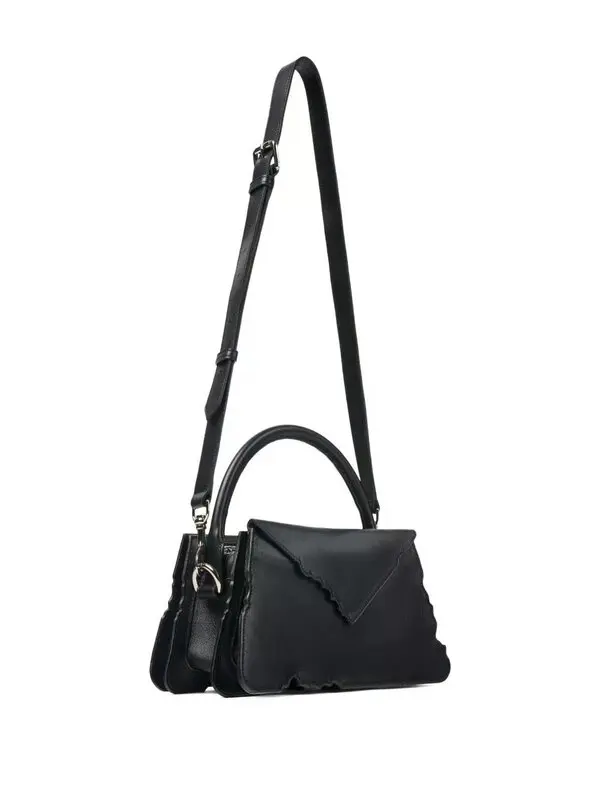 Camper Scalloped-edge Top-handle Bag