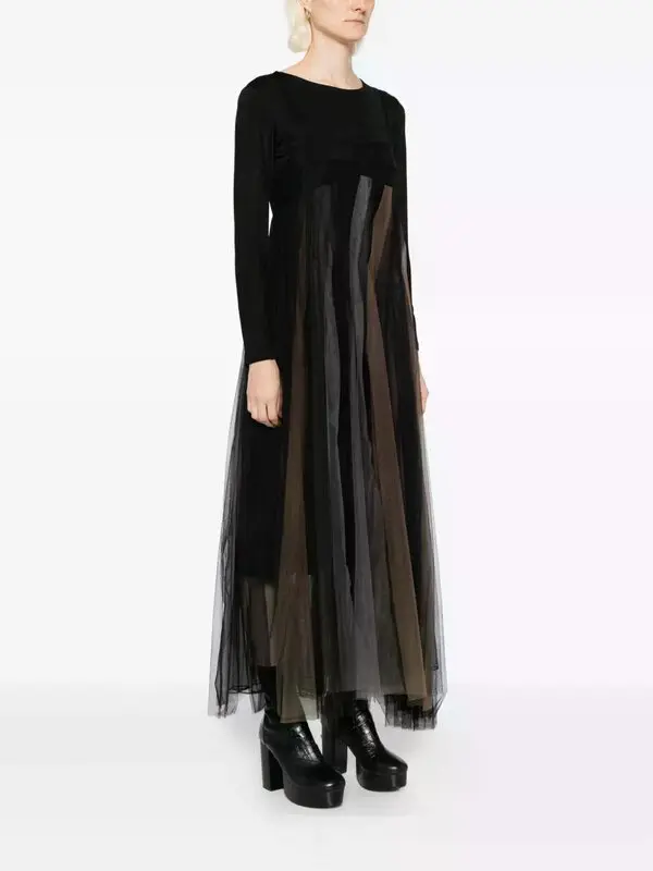 QUETSCHE Layered Long-sleeved Dress