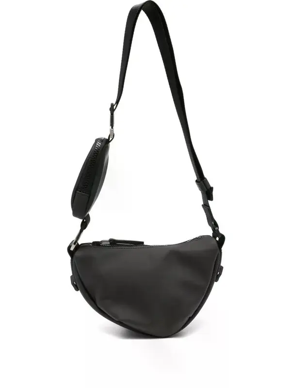 Rains Curved Zip-fastening Shoulder Bag - Black