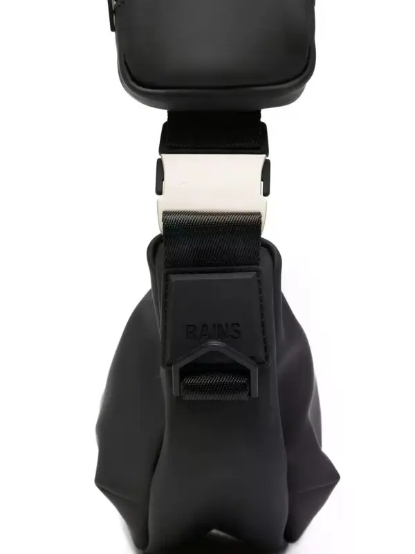 Rains Curved Zip-fastening Shoulder Bag