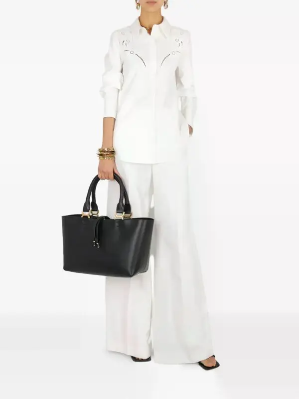 Chloé Tailored Straight Leg Trousers - Neutrals
