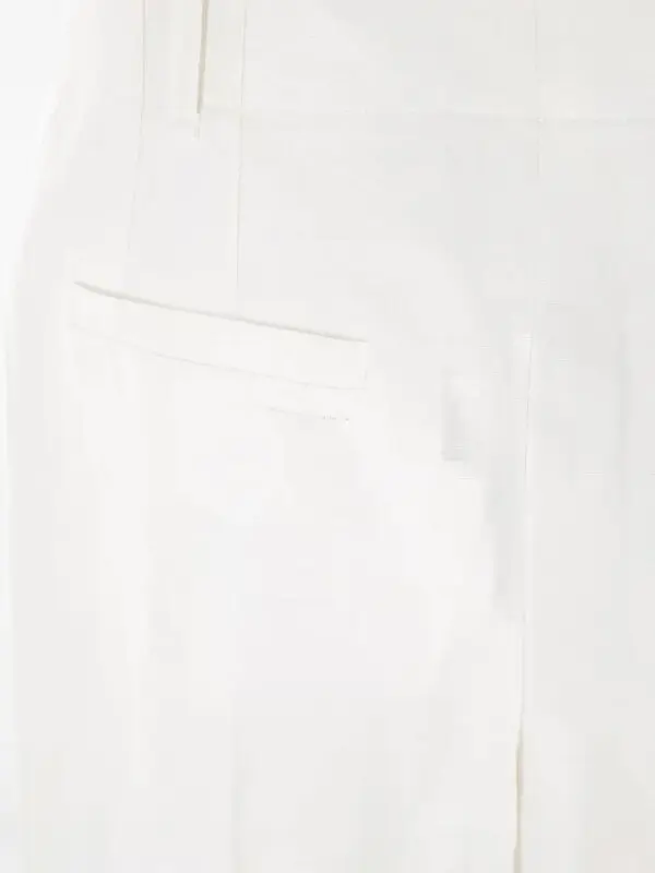 Chloé Tailored Straight Leg Trousers - Neutrals