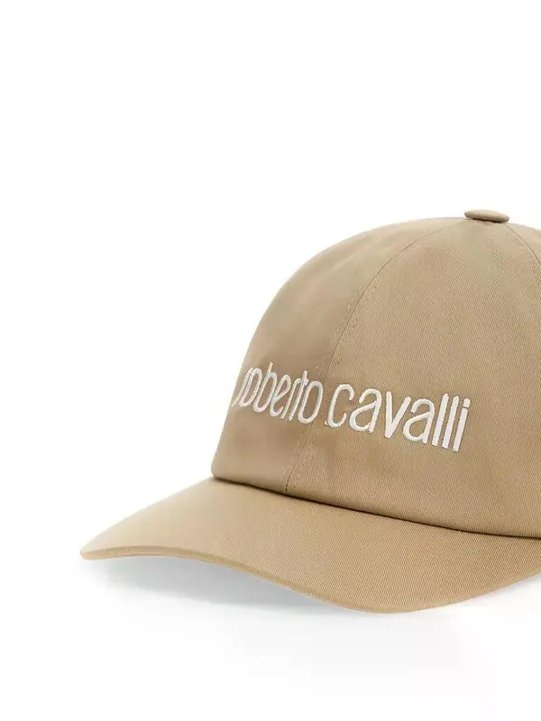 Roberto Cavalli Embroidered Logo Baseball Cap - Brown