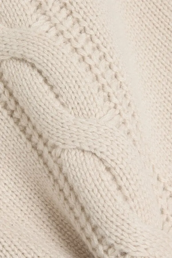 Max Mara Pico Cable-knit Cashmere Sweater
