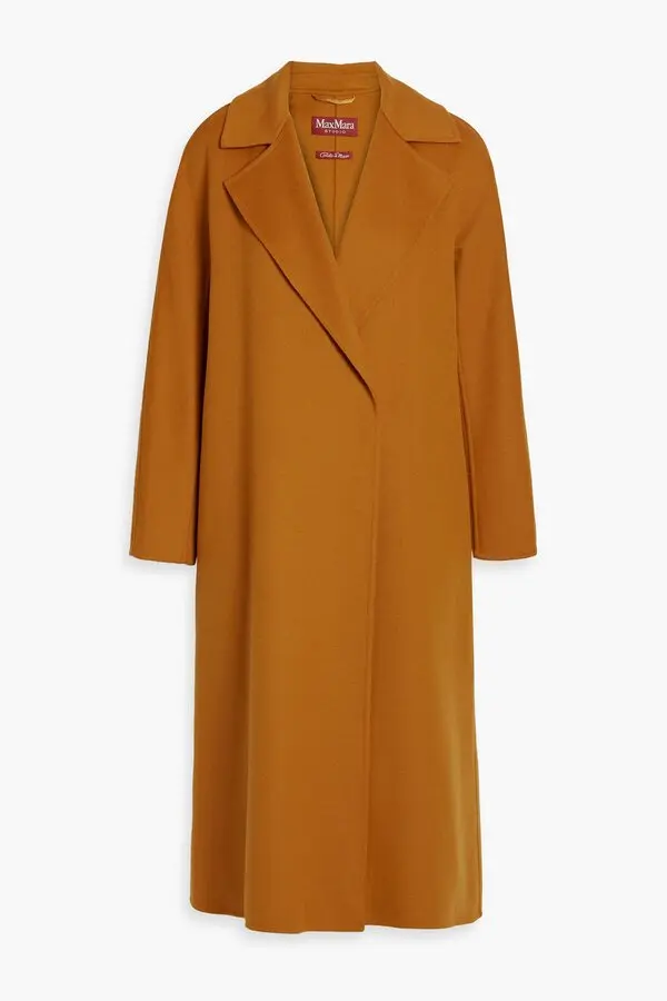 Max Mara Wool, Silk And Cashmere-blend Felt Coat