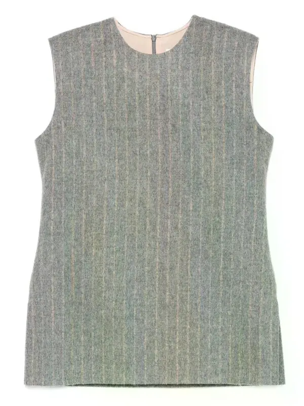 Carven Pinstripe Sleeveless Vest