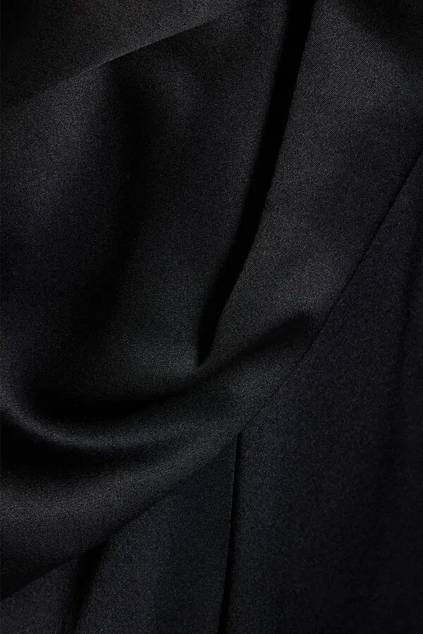 Max Mara Key Twisted Silk-satin Blouse