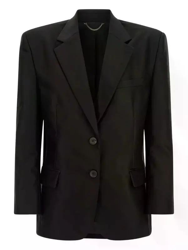 Magda Butrym Flower-appliqué Single-breasted Blazer
