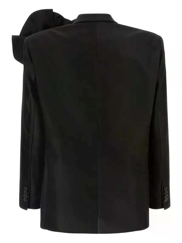 Magda Butrym Flower-appliqué Single-breasted Blazer
