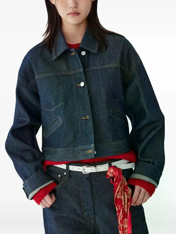 STUDIO TOMBOY Button-fastening Denim Jacket