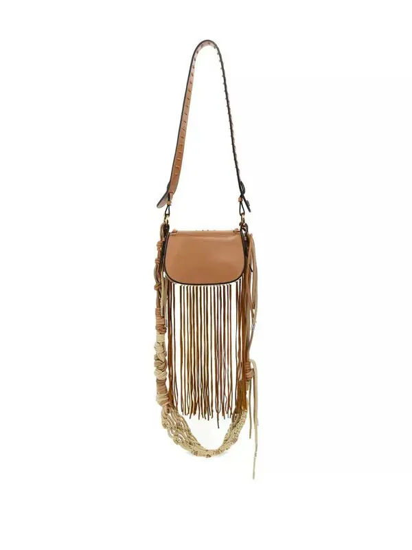 Roberto Cavalli Studded Fringe Shoulder Bag