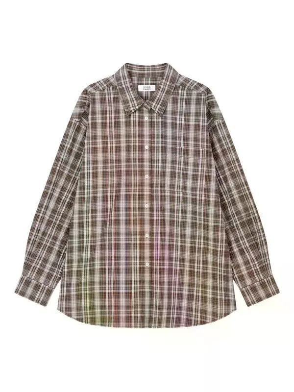 STUDIO TOMBOY Single-pocket Checked Shirt
