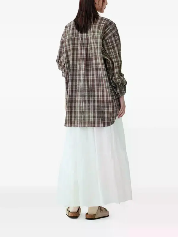 STUDIO TOMBOY Single-pocket Checked Shirt