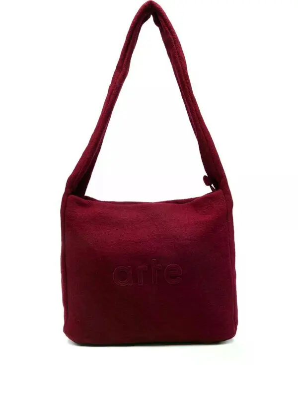 ARTE ANTWERP Embroidered Logo Tote Bag - Red