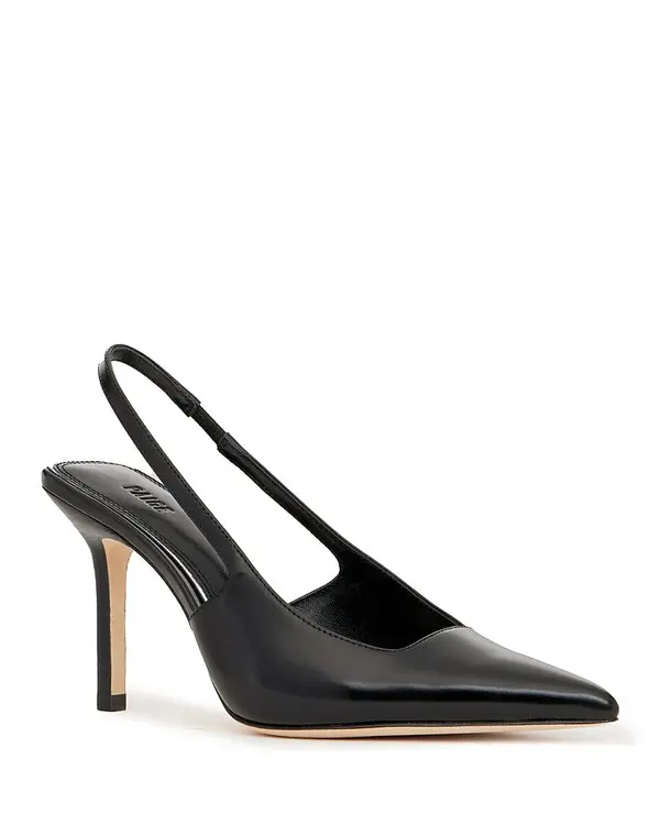 Paige Sienna Leather Slingback Pumps