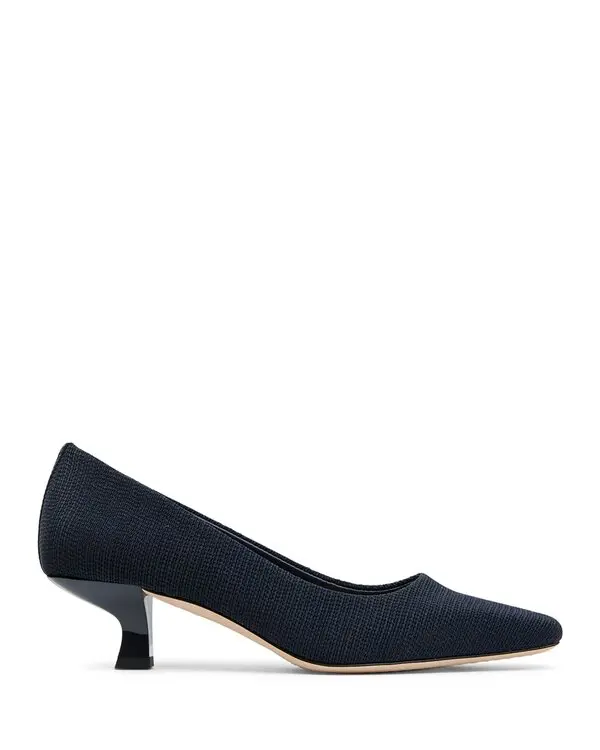 DONALD PLINER Cristine Mid-heel Pumps - Navy