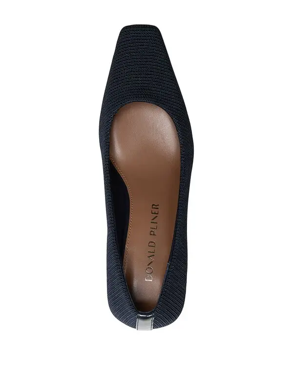 DONALD PLINER Cristine Mid-heel Pumps - Navy