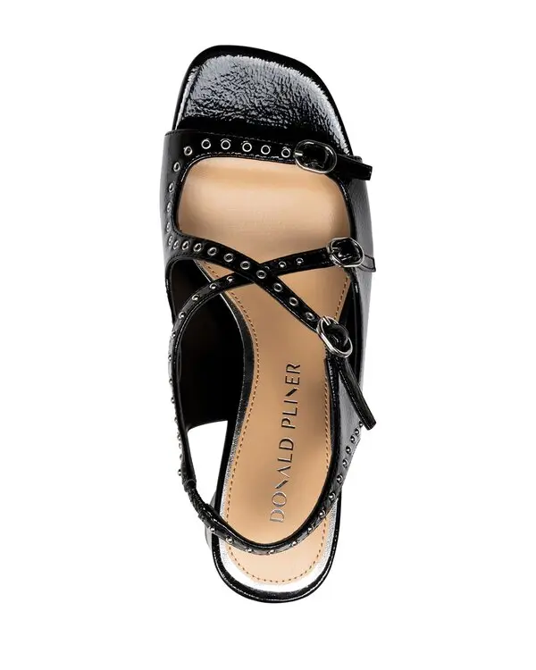 DONALD PLINER Vasta Leather Strappy Sandals