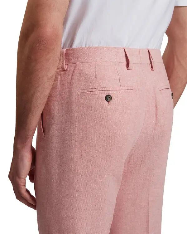 Ted Baker London Stretch Regular Fit Trousers - Light Pink