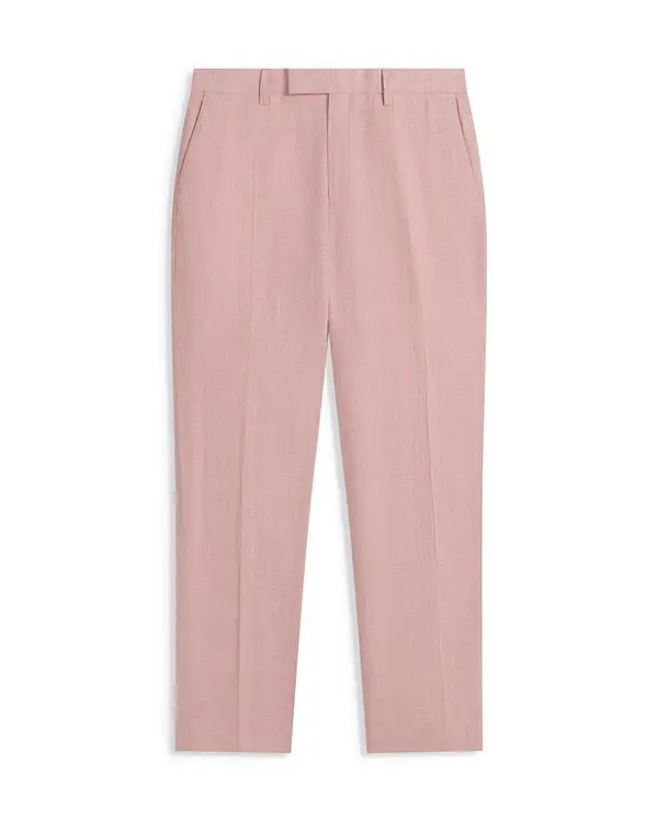 Ted Baker London Stretch Regular Fit Trousers - Light Pink