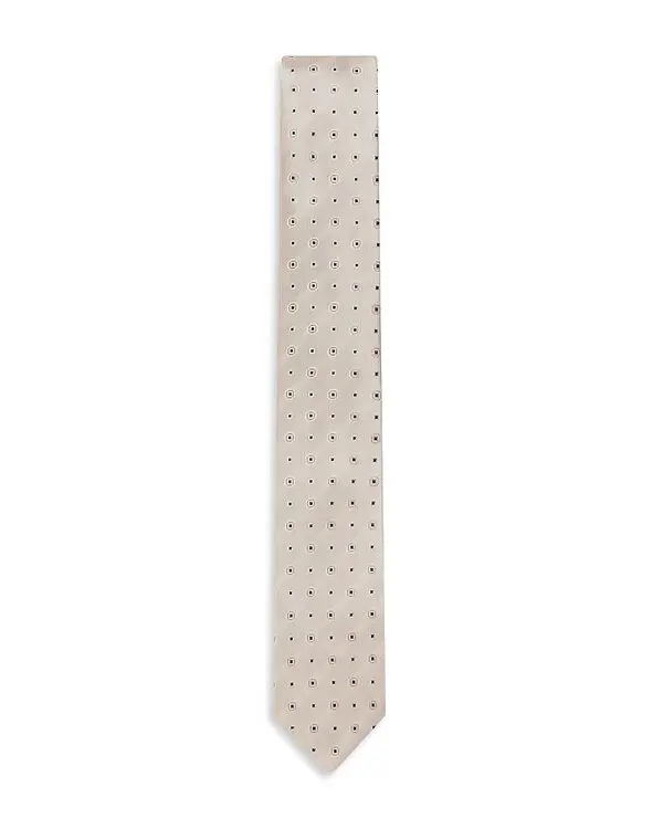 Ted Baker London Ditsy Geo Silk Classic Tie - Stone