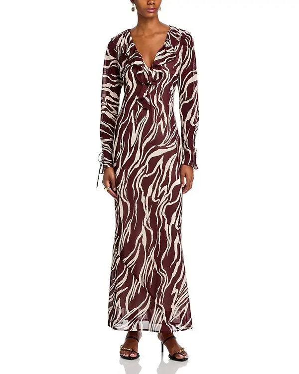 WAYF Dakota Print Maxi Dress