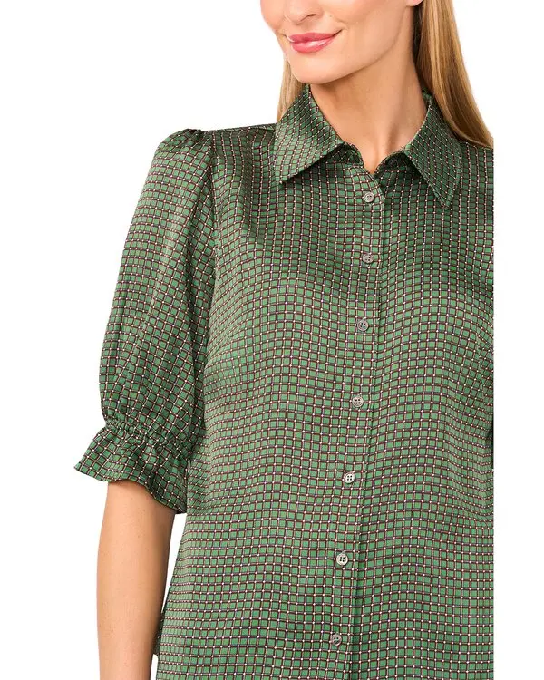CECE DUPRAZ Printed Blouse - Juniper