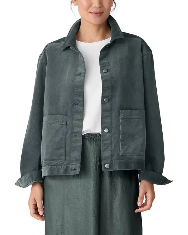 Eileen Fisher Corduroy Jacket - Everglade