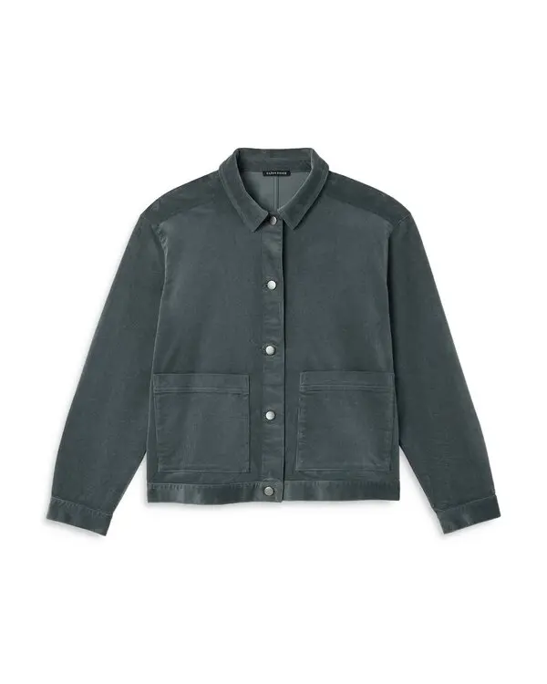 Eileen Fisher Corduroy Jacket - Everglade