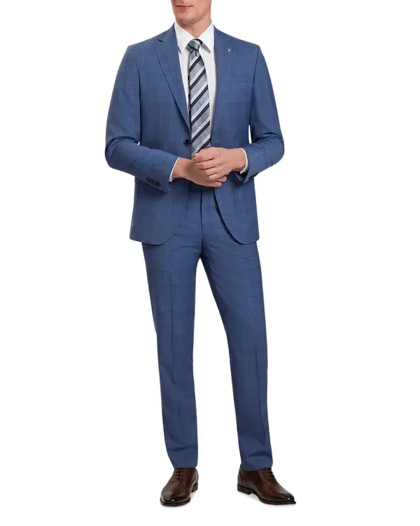Ted Baker London Classic Wool Check Modern Fit Suit Pants