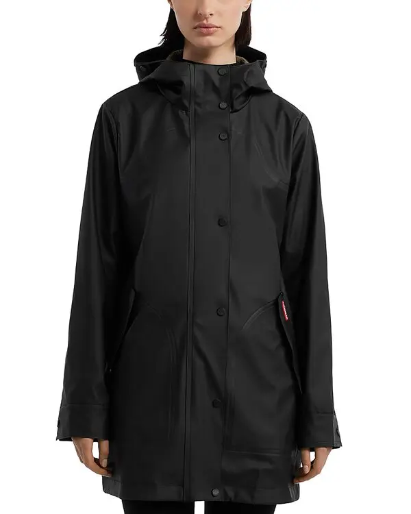 Hunter Rubberized Rain Jacket - Black