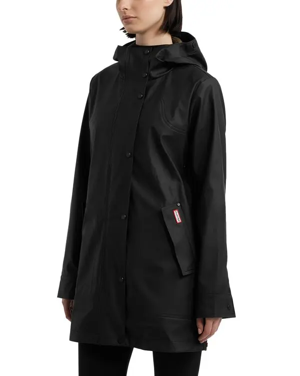 Hunter Rubberized Rain Jacket - Black