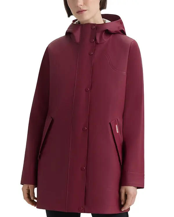 Hunter Rubberized Rain Jacket - Cranberry