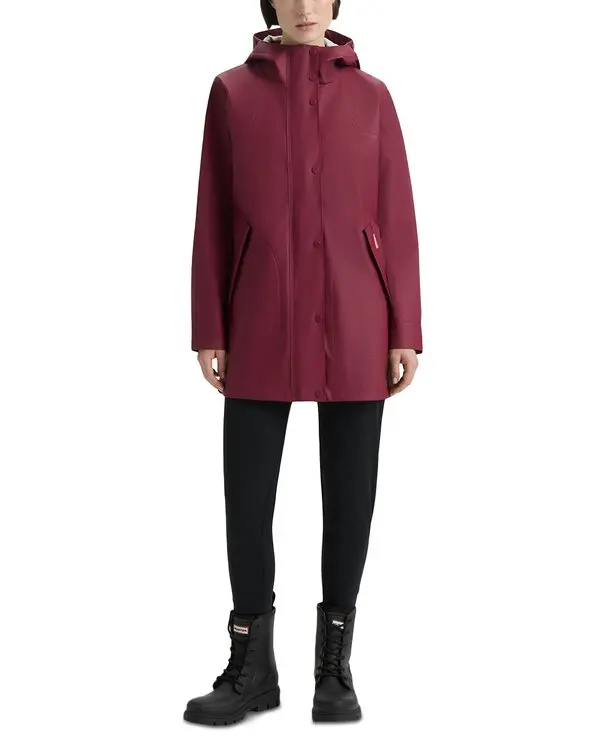 Hunter Rubberized Rain Jacket - Cranberry