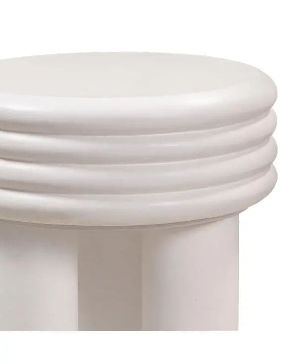 TOV FURNITURE Delta Concrete Side Table