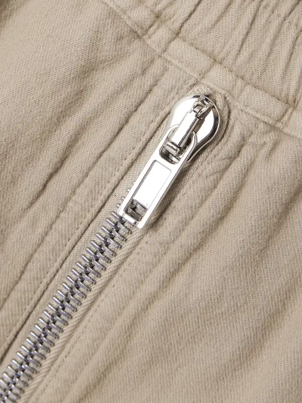 Rick Owens Jumbo Belas Cotton-twill Wide-leg Cargo Pants - Neutrals
