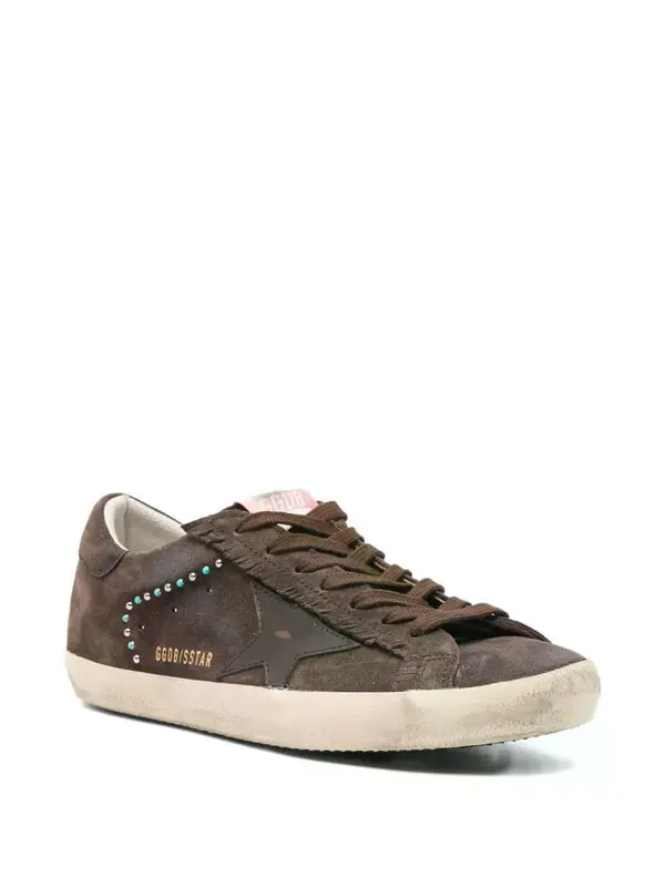GOLDEN GOOSE Suede Studded Star Sneakers