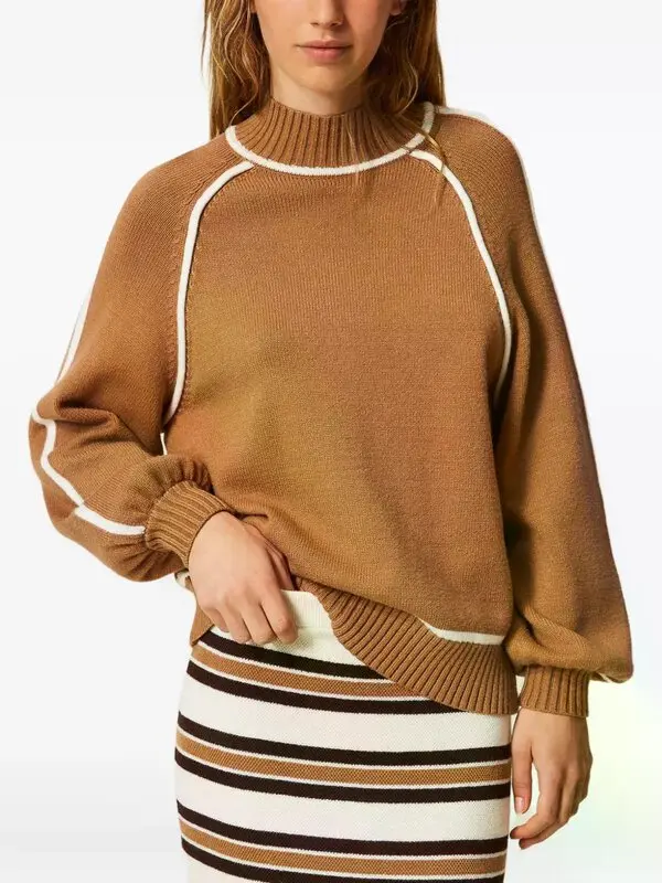 TWINSET Contrast-trim Sweater