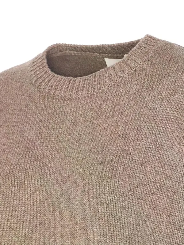 LISA YANG Kristy Cashmere Crew Neck Sweater - Brown