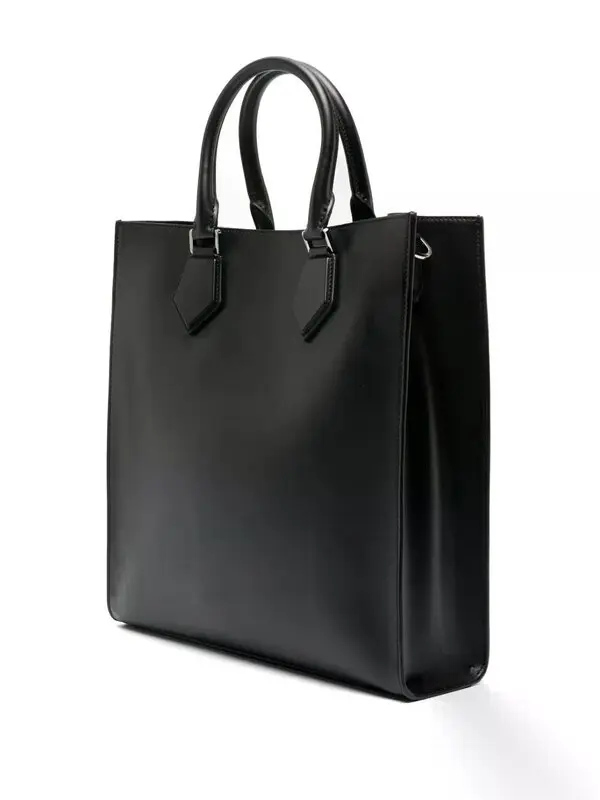 Dolce & Gabbana Logo-embossed Leather Tote Bag