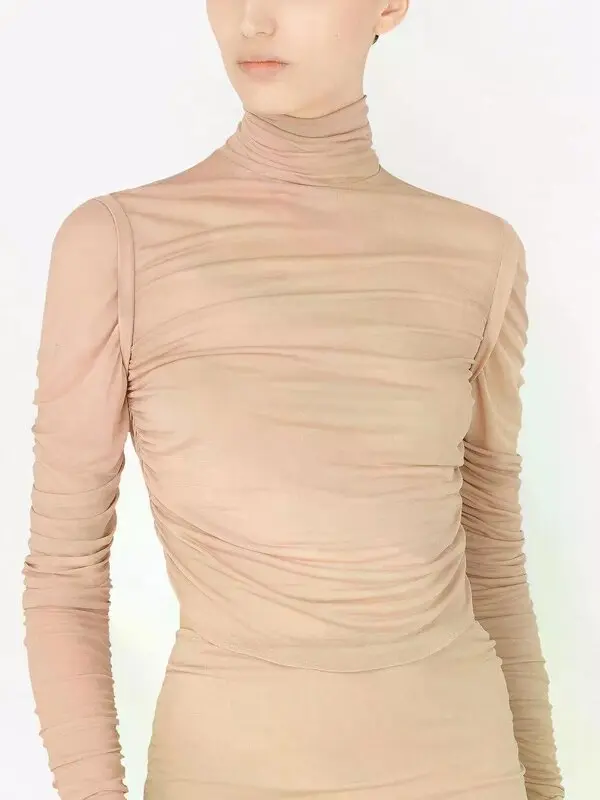 Dolce & Gabbana Long-sleeve Draped Top