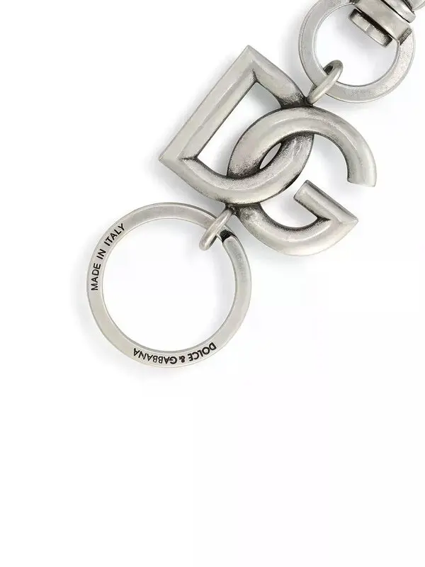 Dolce & Gabbana Logo Plaque Keyring