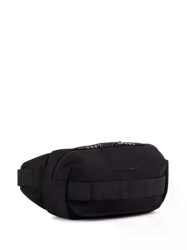 PIQUADRO Logo-plaque Belt Bag - Black
