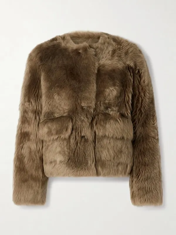 Altuzarra Maury Shearling Jacket - Brown