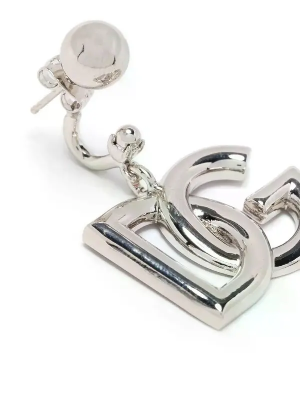 Dolce & Gabbana Interlocking Logo Drop Earrings