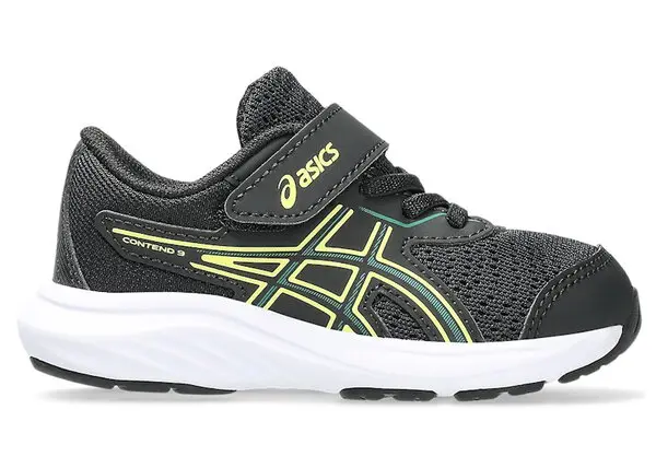 Asics Contend 9in - Black/jasper Green