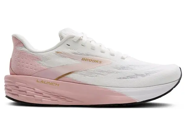 Brooks Launch 11 Sneakers - White/gold/pink
