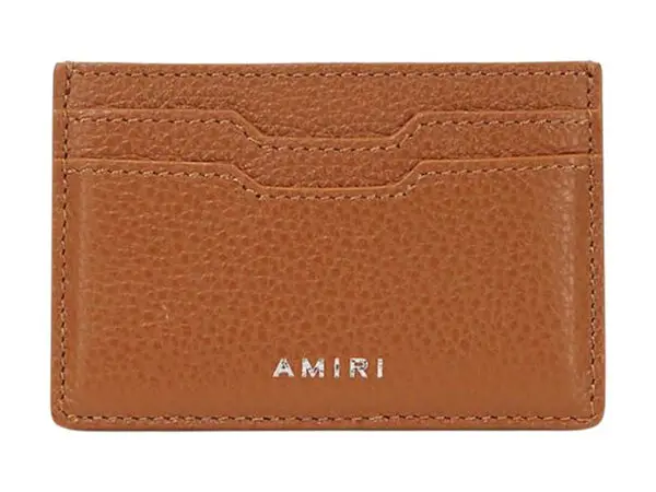 Amiri Core Logo Card Holder - Brown