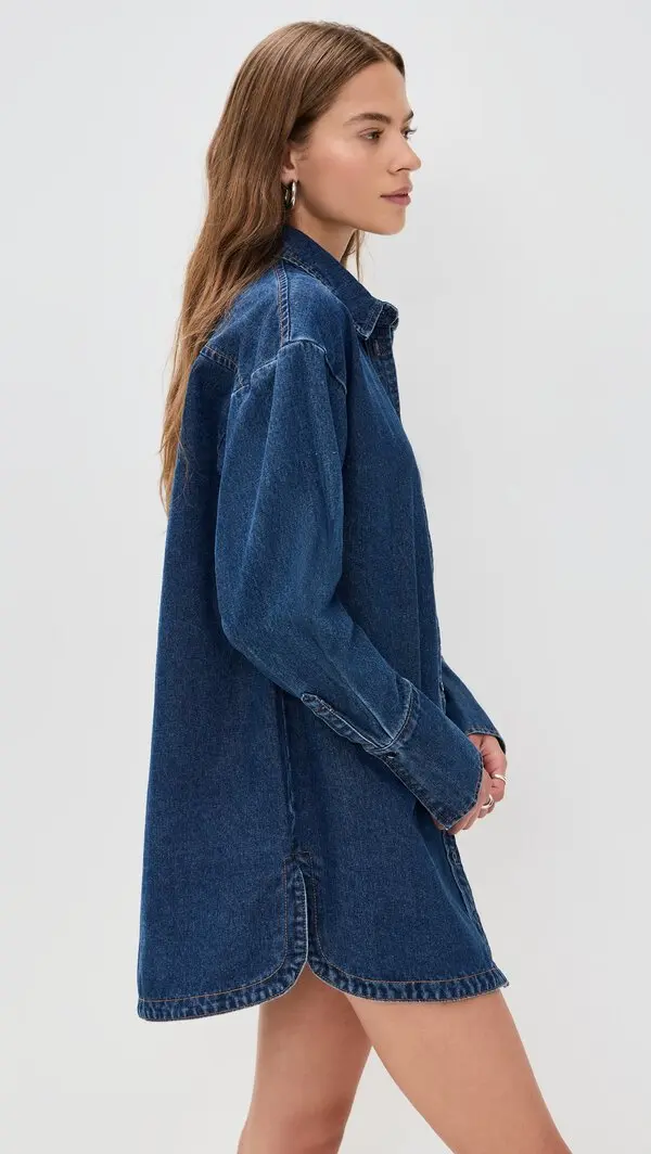 Lioness Denim Mini Shirt Dress